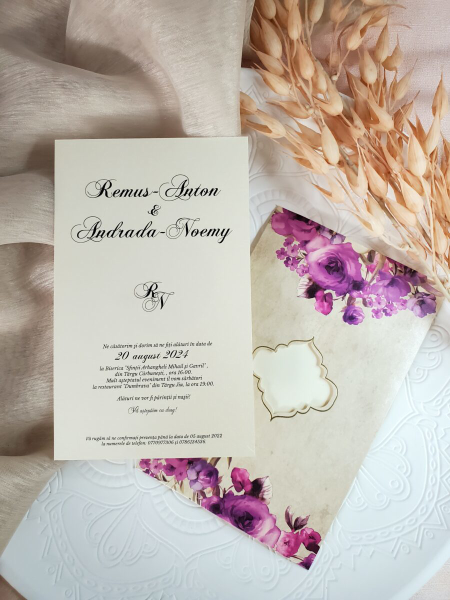 Invitatii nunta 6027 | Pixeda - Invitatii, tablouri canvas, fototapet